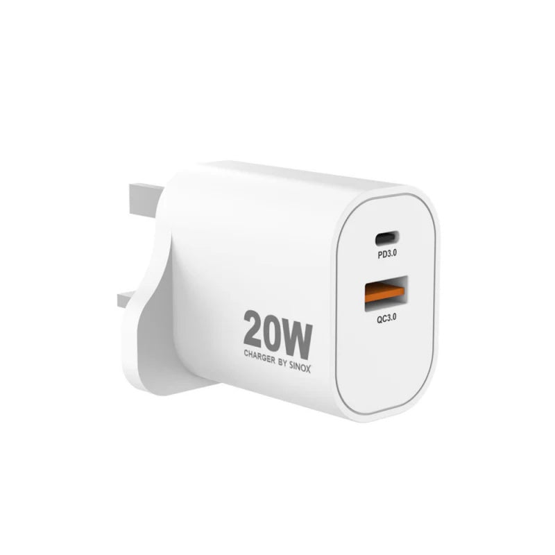 Sinox PRO & QC 20W USB-C & USB-A Wall Charger | 054539 - Toss Bryan