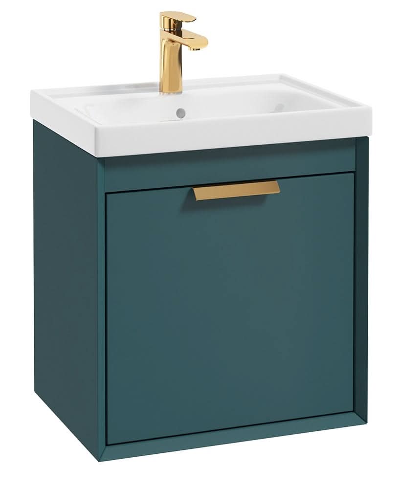 Sonas Fjord Ocean Blue Matt 50Cm Vanity Unit| GFJ50OB - Toss Bryan