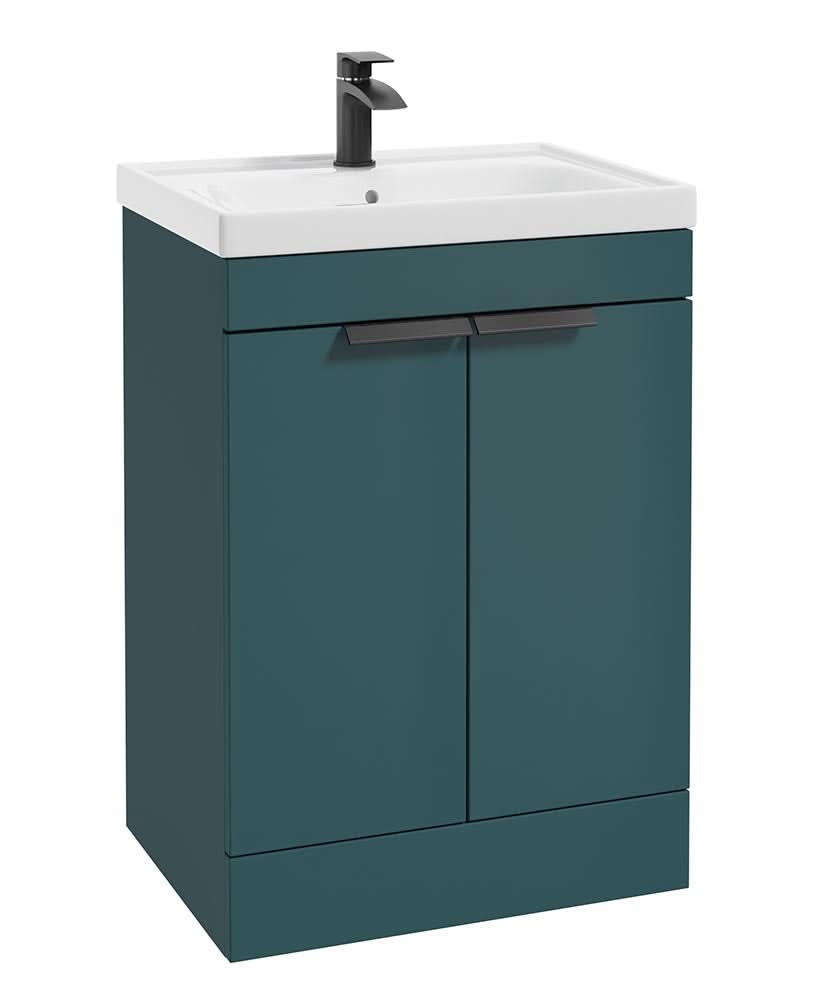 Sonas Ocean Blue Matt 60Cm 2 Door Vanity Unit- Cork, Ireland - Toss Bryan