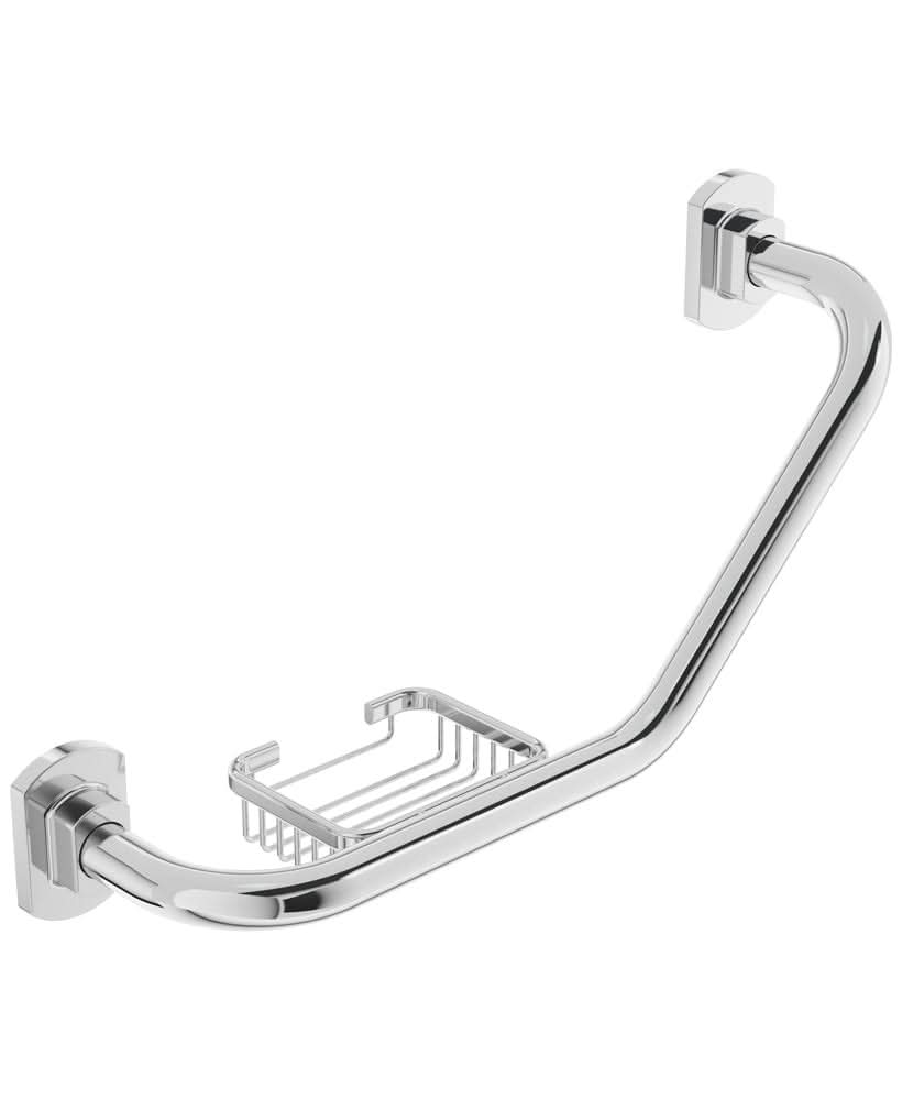 Sonas Stessa Angled Grab Bar With Basket | UA0050 - Toss Bryan