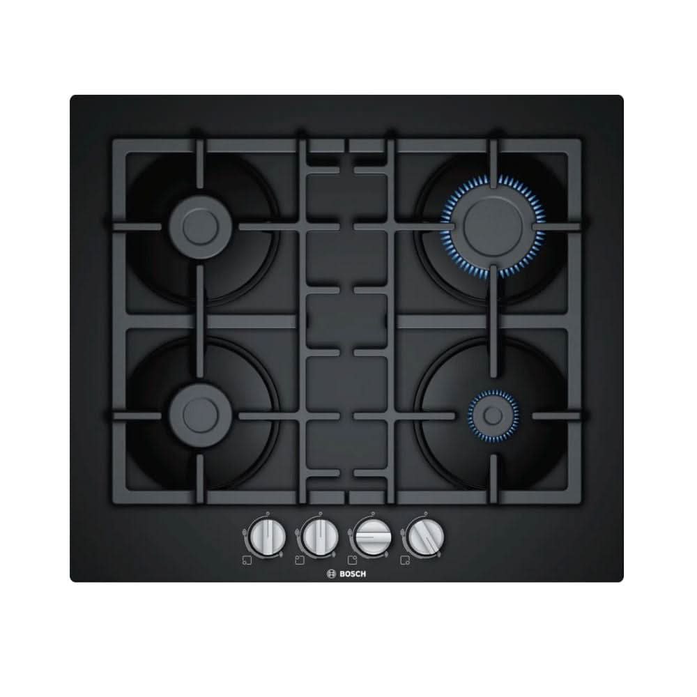 Bosch Series 4 Gas Hob | 60CM | Black Glass | PNP6B6B90 - Toss Bryan