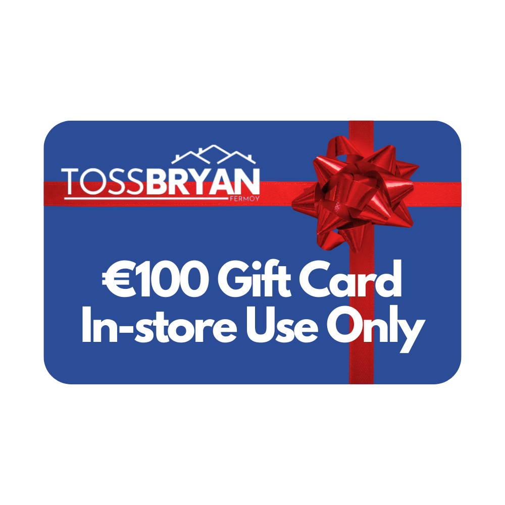 Toss Bryan Gift Card | €100 | In-store Use Only - Toss Bryan