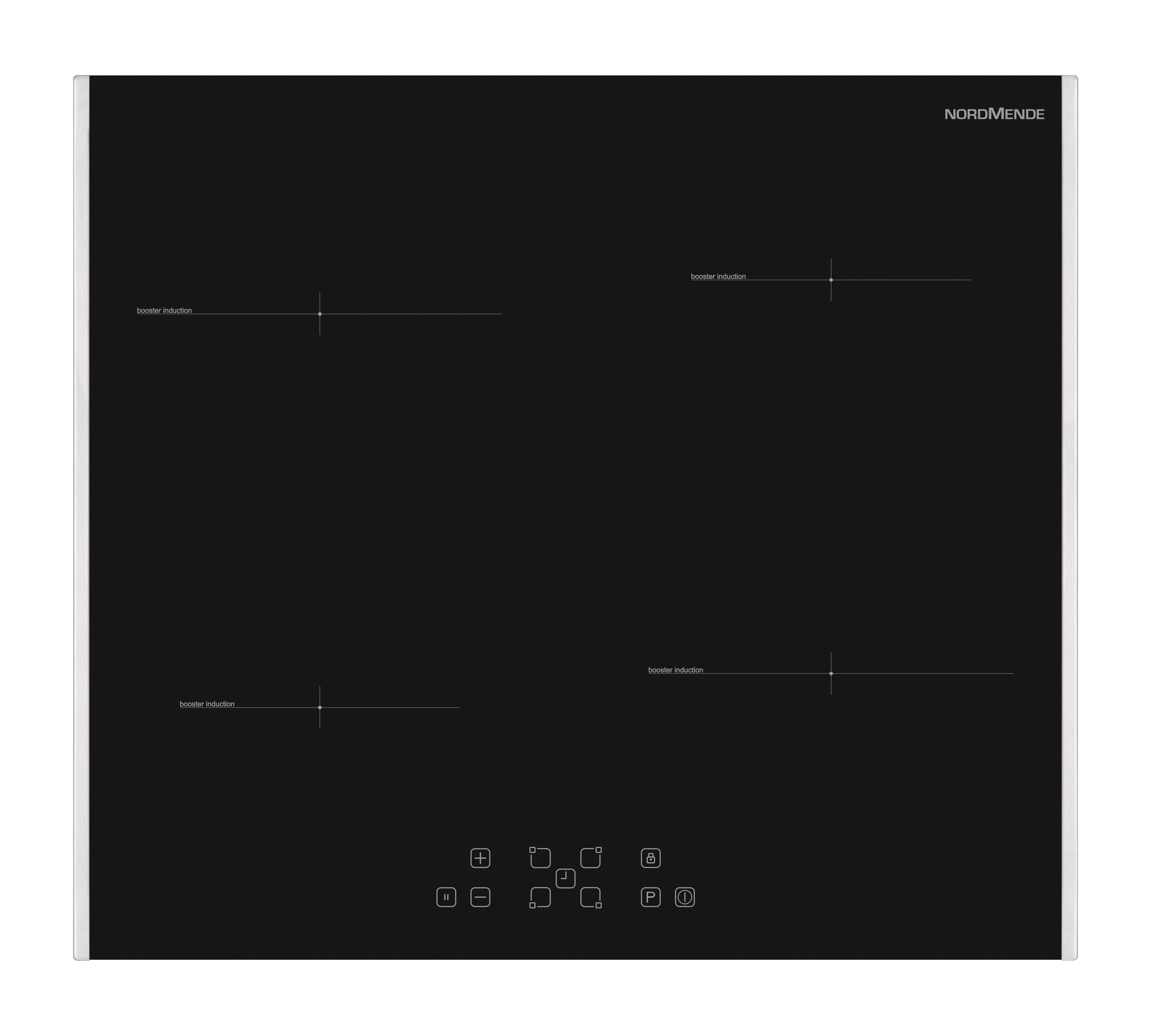 NordMende Induction Hob | 60CM | Black Glass - Cork - Toss Bryan