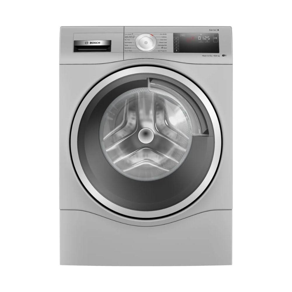 Bosch Series 8 Washer Dryer | 10KG/6KG | 1400 Spin | Silver | WDU8H549 ...