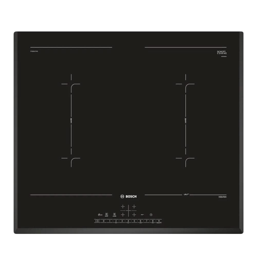 Bosch Series 6 Induction Hob | 60CM | Black Glass | PVQ651FC5E - Black ...