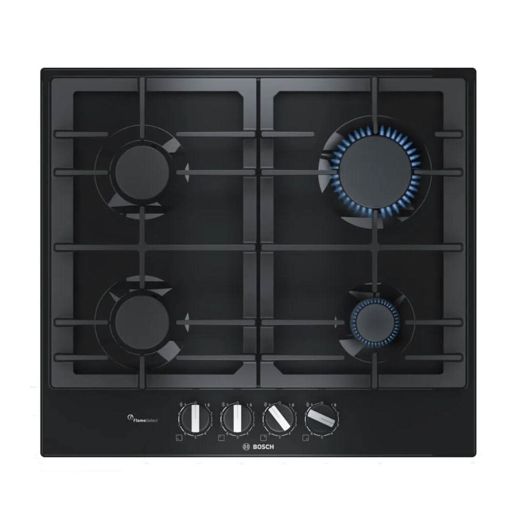 Bosch Series 6 Gas Hob | 60CM | Black | PCP6A6B90 - Toss Bryan