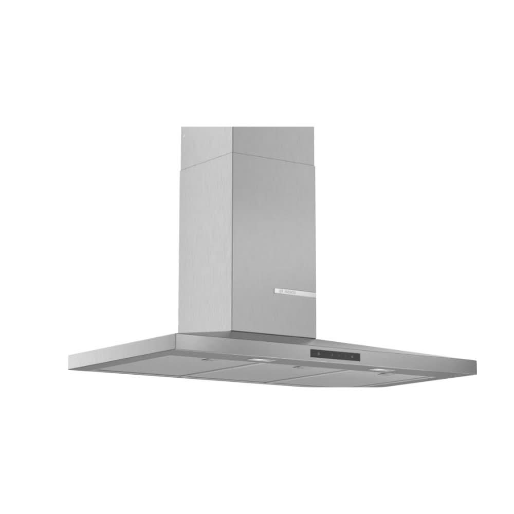 Bosch Series 4 Slim Pyramid Chimney Hood | 90CM | Brushed Steel | DWQ9 ...