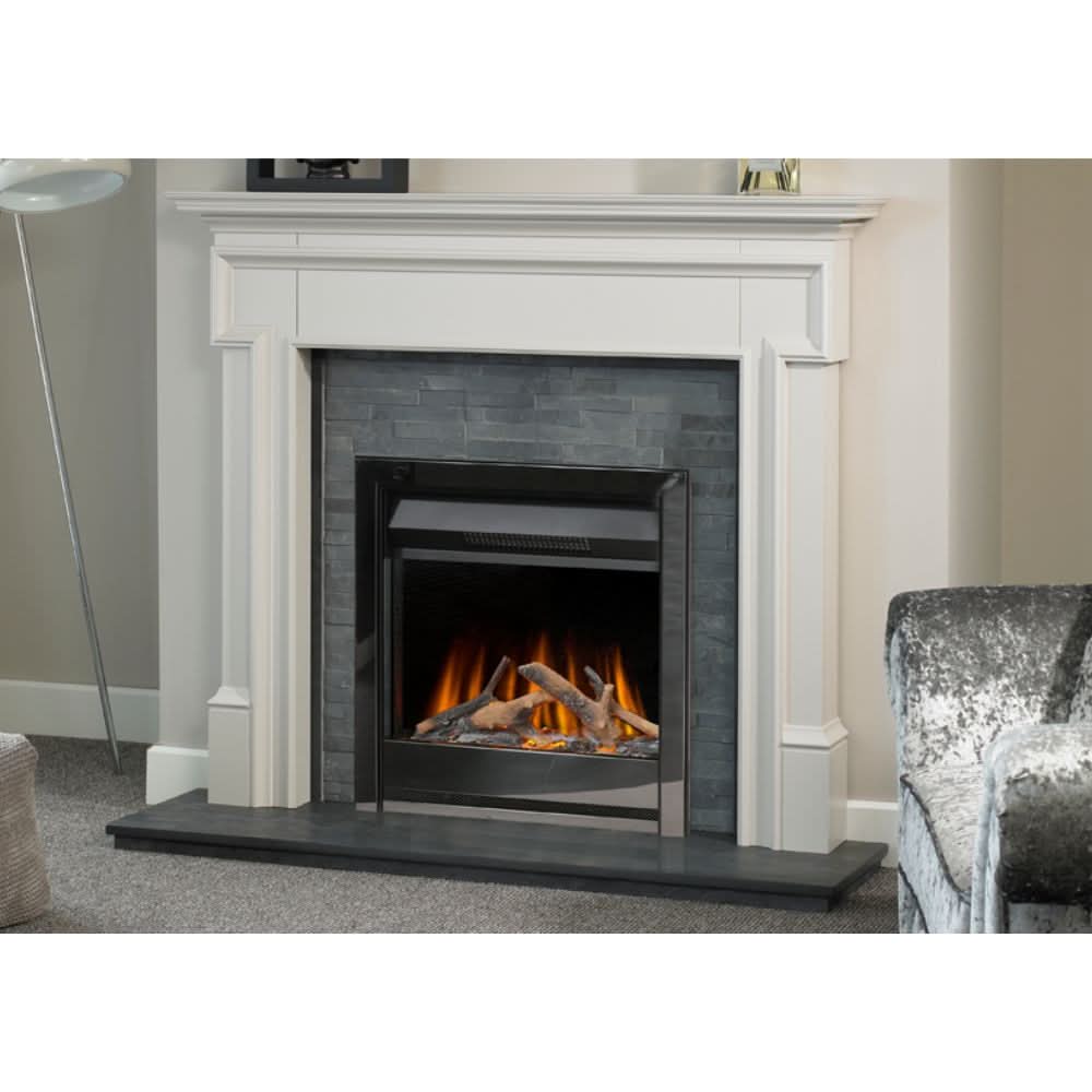 Evonic Argenta 22 Insert Electric Fire, Black Nickle - Cork - Toss Bryan