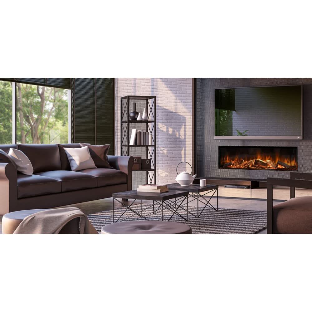 Evonic Electra 1500 Integrated Electric Fire | Glass Fronted | EVE1500 ...