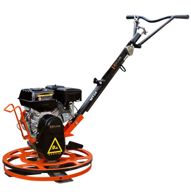 Victor Petrol Power Trowel | 24" | Honda Engine GX160 | Cork - Toss Bryan