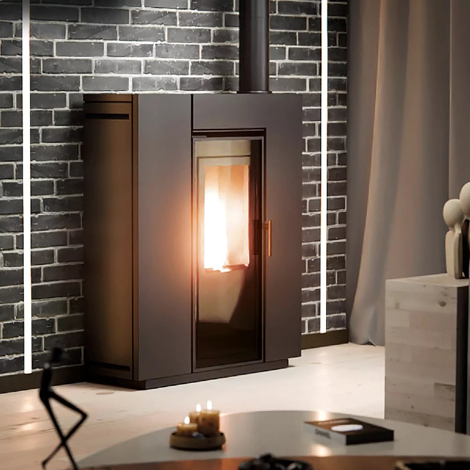 Klover Klin Air 80 Pellet Stove | 8KW | KLKLN001 - Toss Bryan