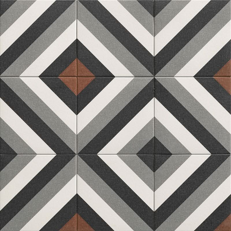 Dublin Tile | Black | 20x20cm | Toss Bryan, Co. Cork - Toss Bryan
