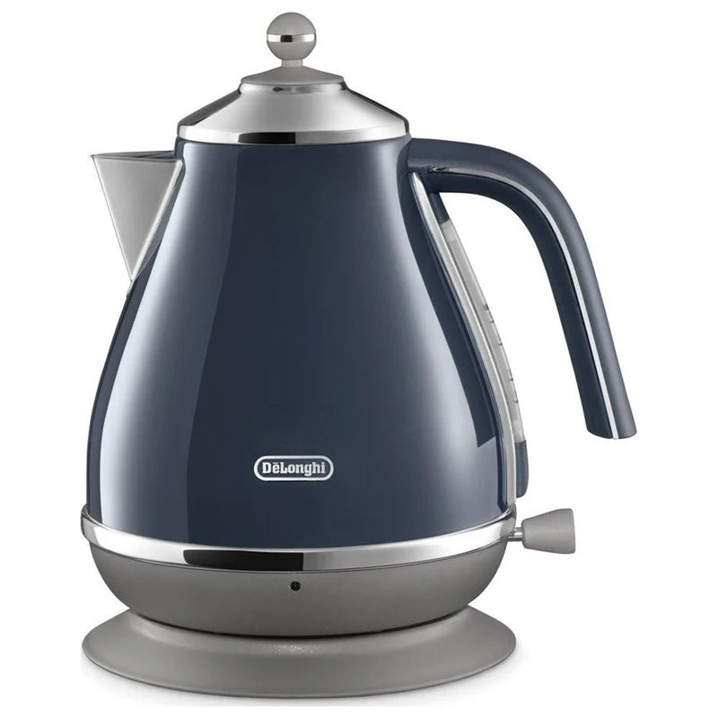 DeLonghi Icona Capitals Kettle | 3KW | 1.7L | Blue - Cork - Toss Bryan