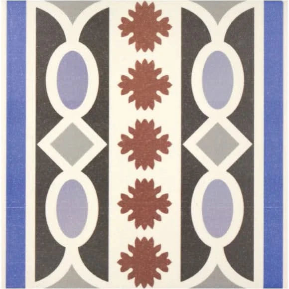 Victorian Cenefa Nou Border Tile | 20x20cm | 1 Piece - Toss Bryan