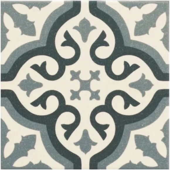 Victorian Florentine Tile | Blue | 20x20cm | 1 Piece - Cork - Toss Bryan