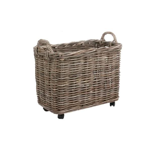 Marcia Rectangular Basket on Wheels | Large - Cork, Ireland - Toss Bryan