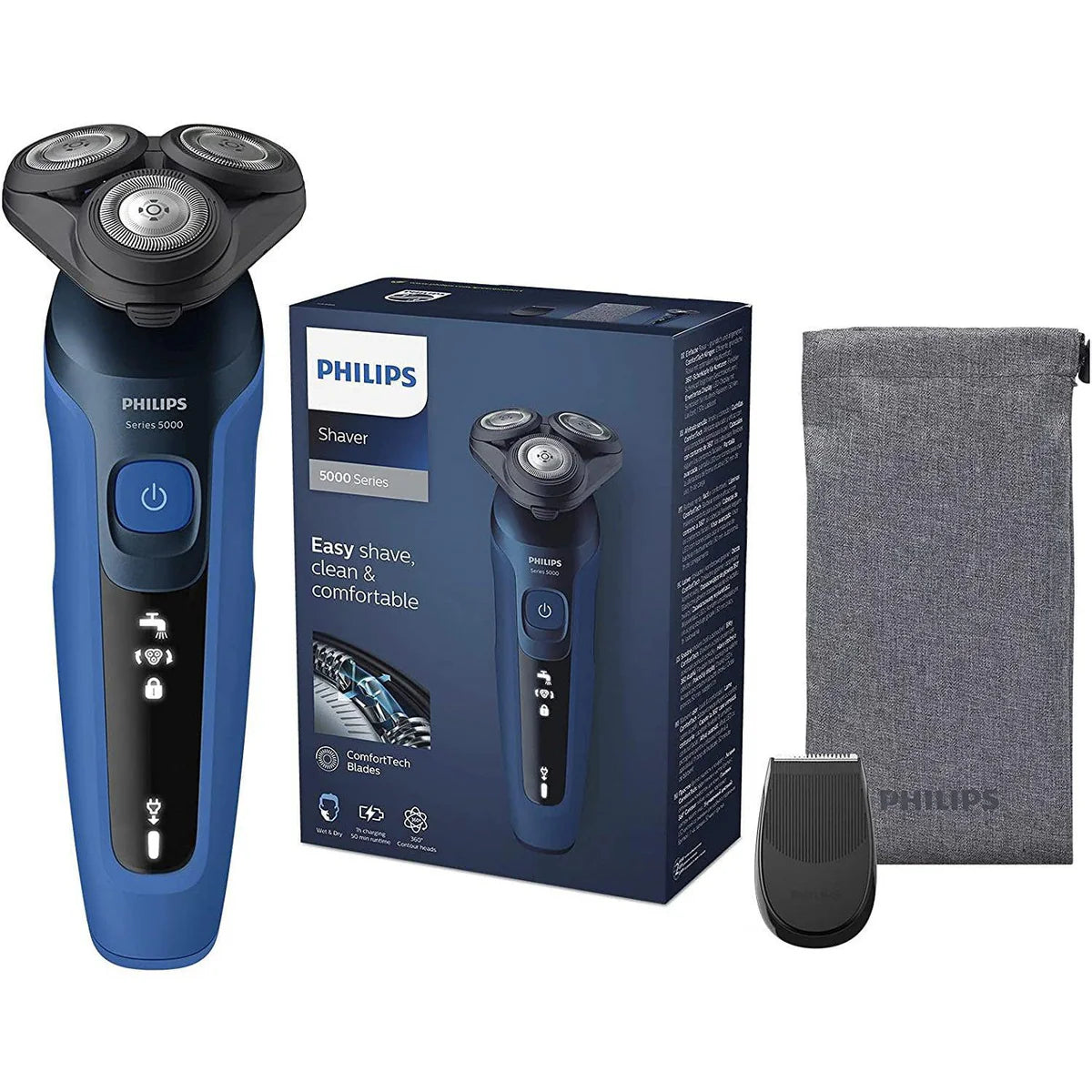 Philps Series 5000 Wet& Dry Shaver with Precision Trimmer | S5466/17 ...