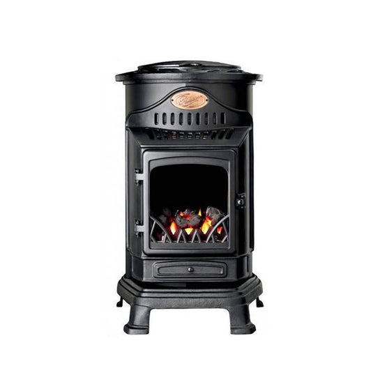 Provence 3.4kW Portable Gas Fire – Matt Black | PROVIR-MB - Toss Bryan