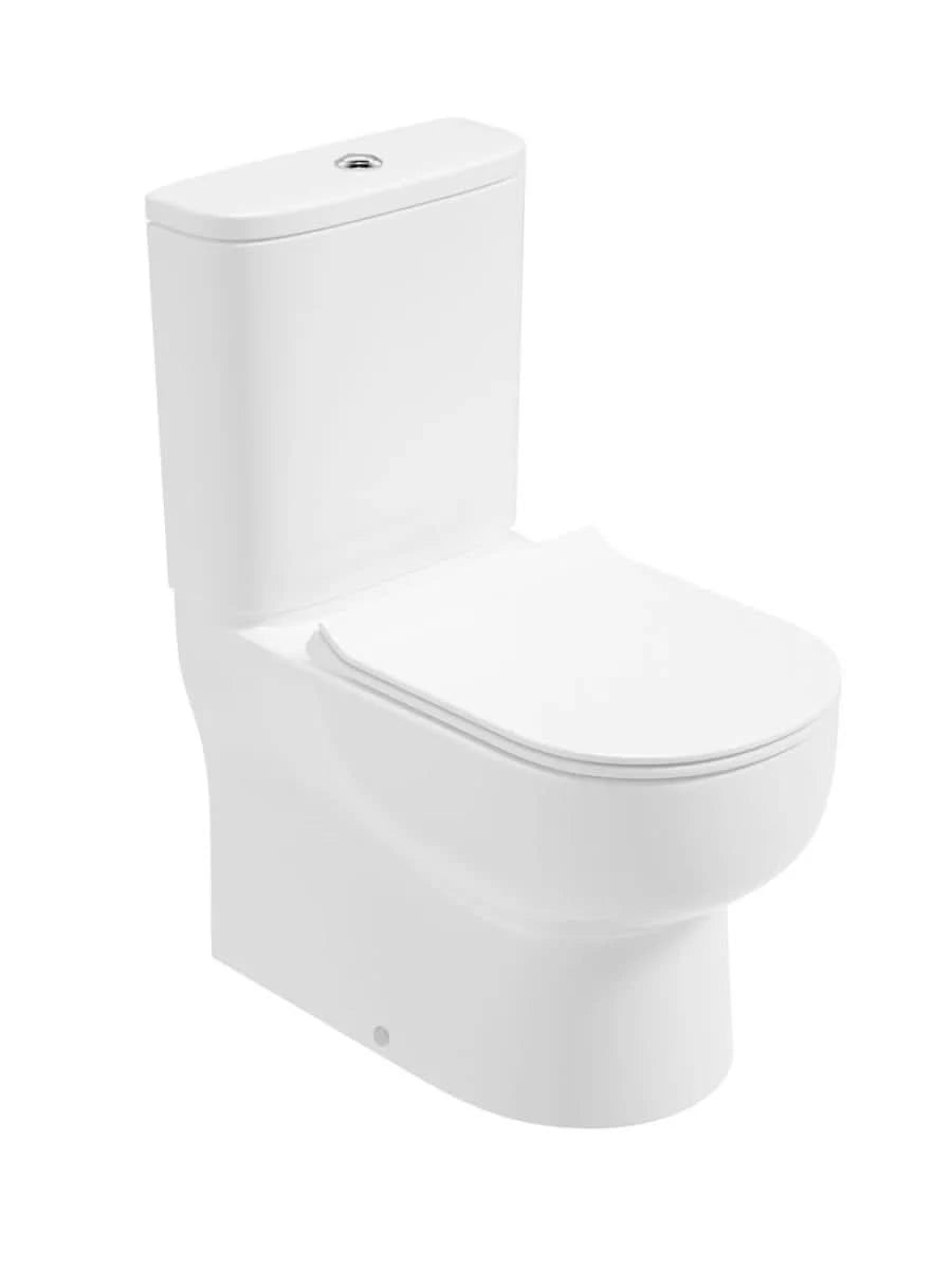 Sonas Via Rimless Wc & Sequence Slim Soft Close Seat - Cork - Toss Bryan