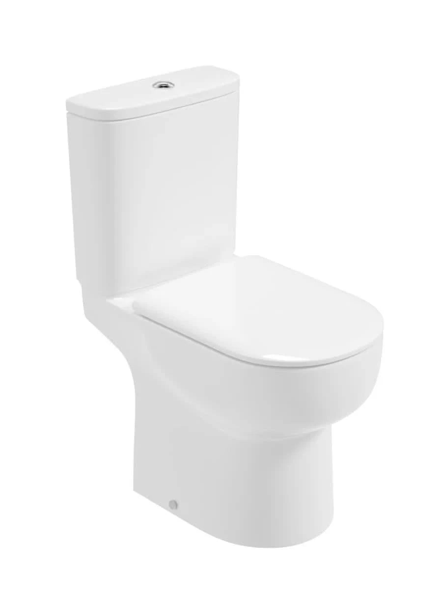 Sonas Via Rimless Comfort Height Wc & Soft Close Seat - Cork - Toss Bryan